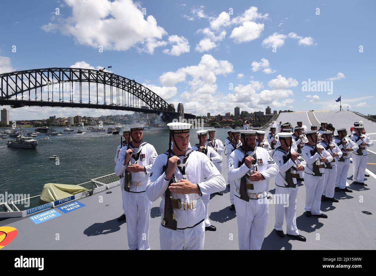 HMAS Adelaide, Australia's newest Canberra Class Helicopter Landing ...