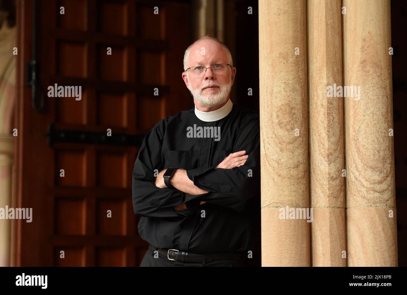Anglican Dean of Brisbane Dr Peter Catt poses for photos at St John's ...