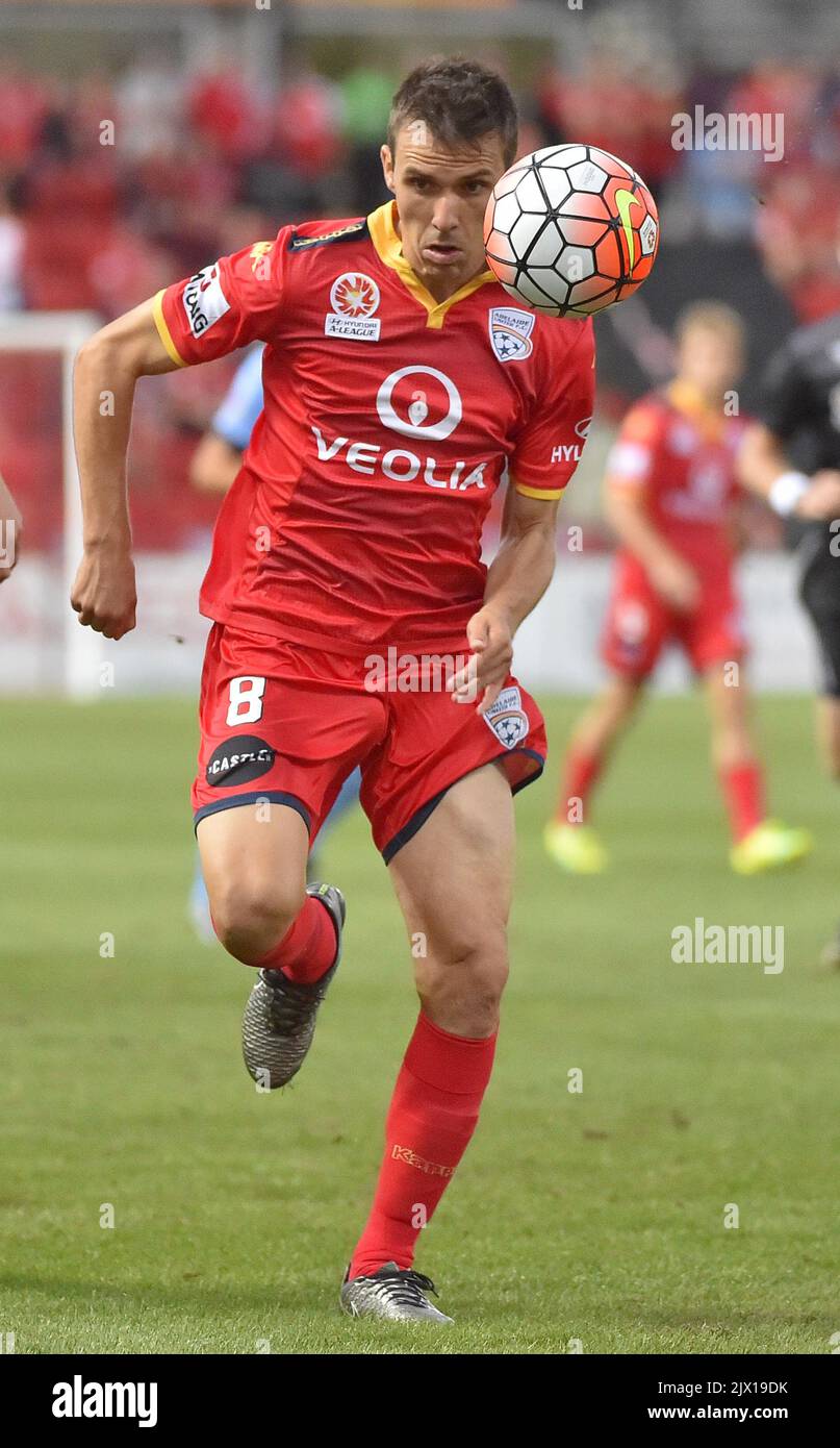 Isaas Sanchez of United during the round 18 A-League match between the ...
