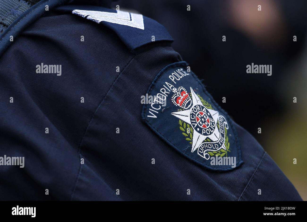 Victorian police before the Melbourne Victory and Adelaide United round ...