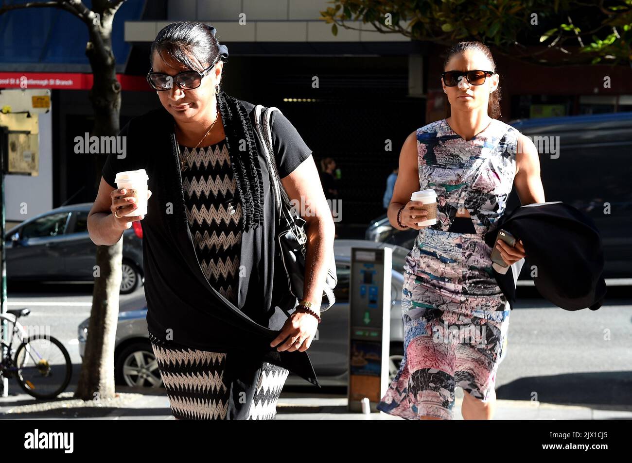 NT Senator Nova Peris (left), and her daughter Jessica Peris (centre ...