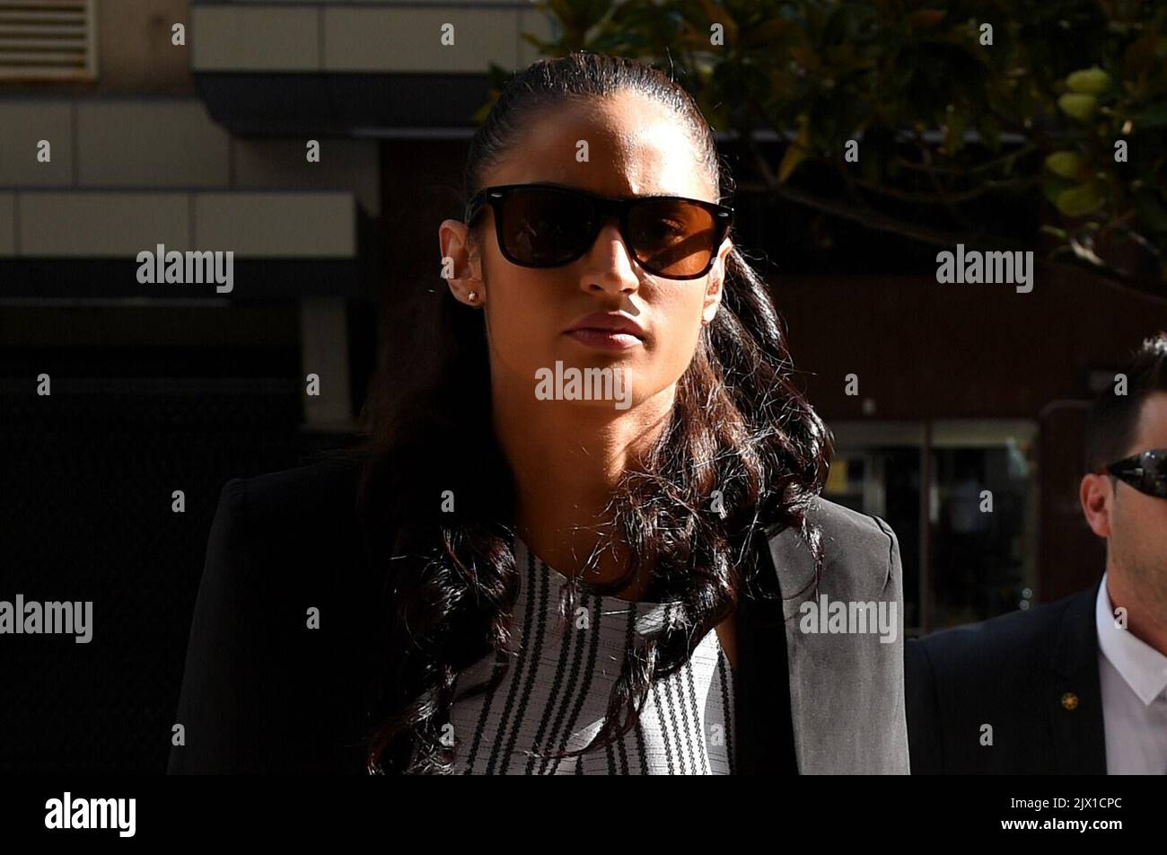 Jessica Peris, the daughter of NT Senator Nova Peris, arrives at the ...