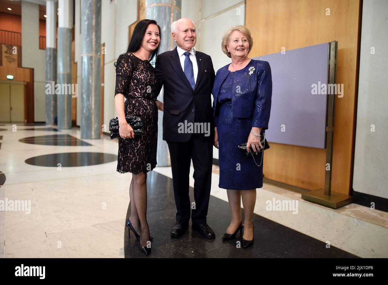 Former Australian Prime Minister John Howard, his wife Janette and ...