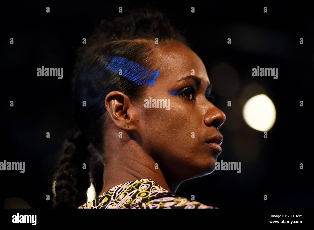 Indigenous models wearing Indigenous designs during rehearsals for the ...