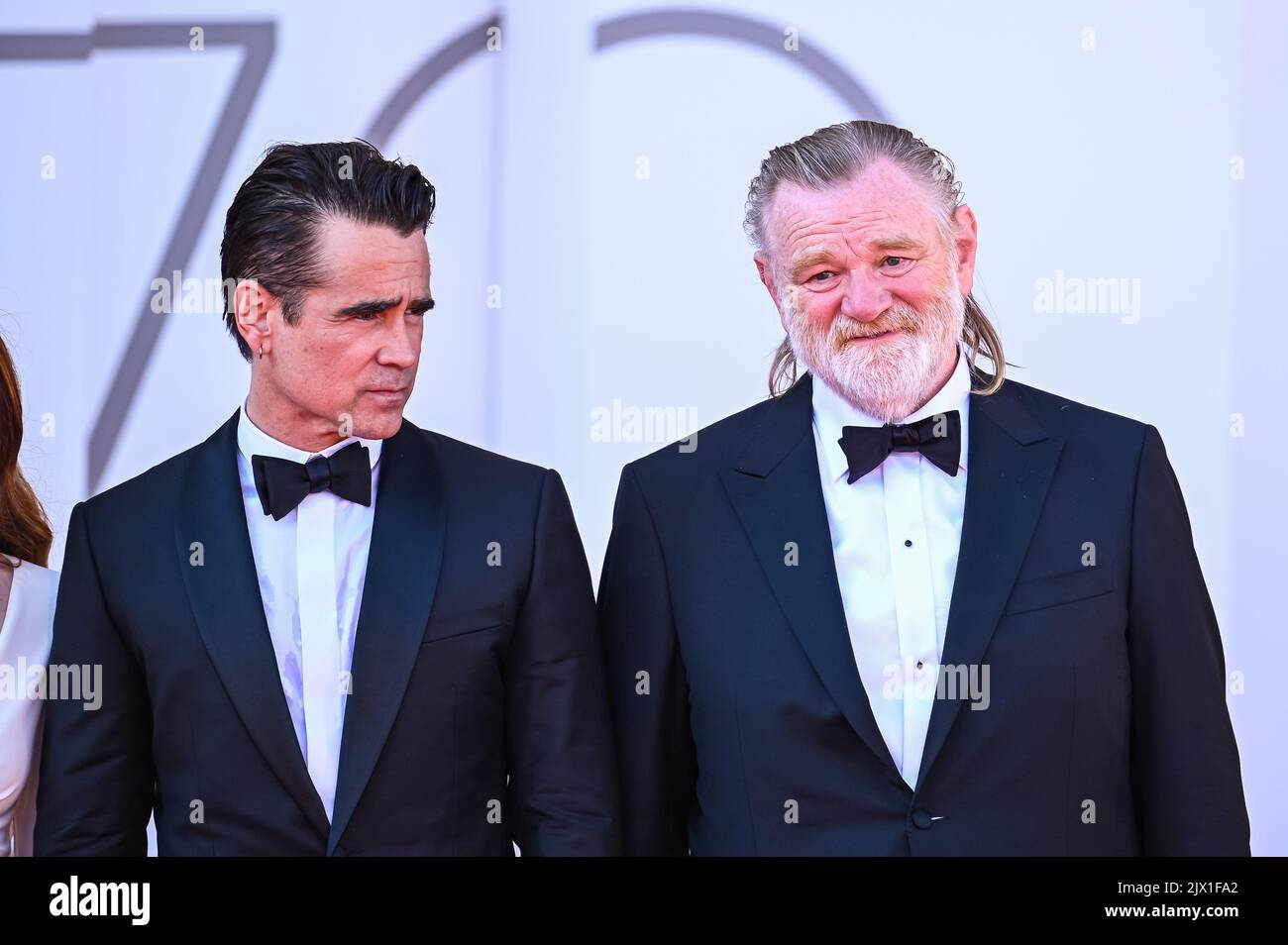 Colin Farrell and Brendan Gleeson attend "The Banshees Of Inisherin ...