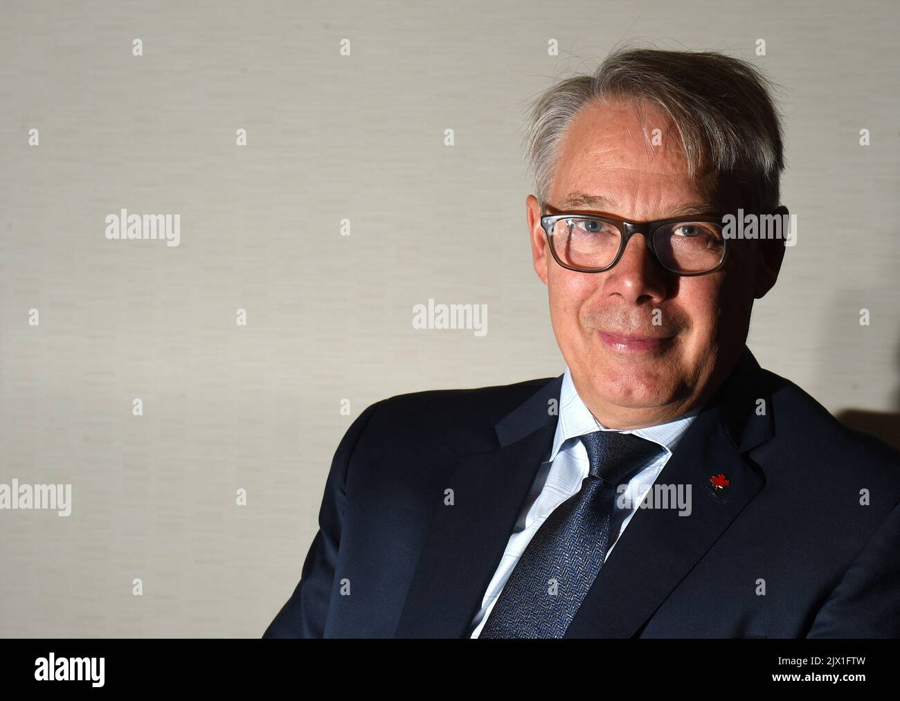 Canada s High Commissioner To Australia Paul Maddison Poses For A Canada s High Commissioner To Australia Paul Maddison Poses For A