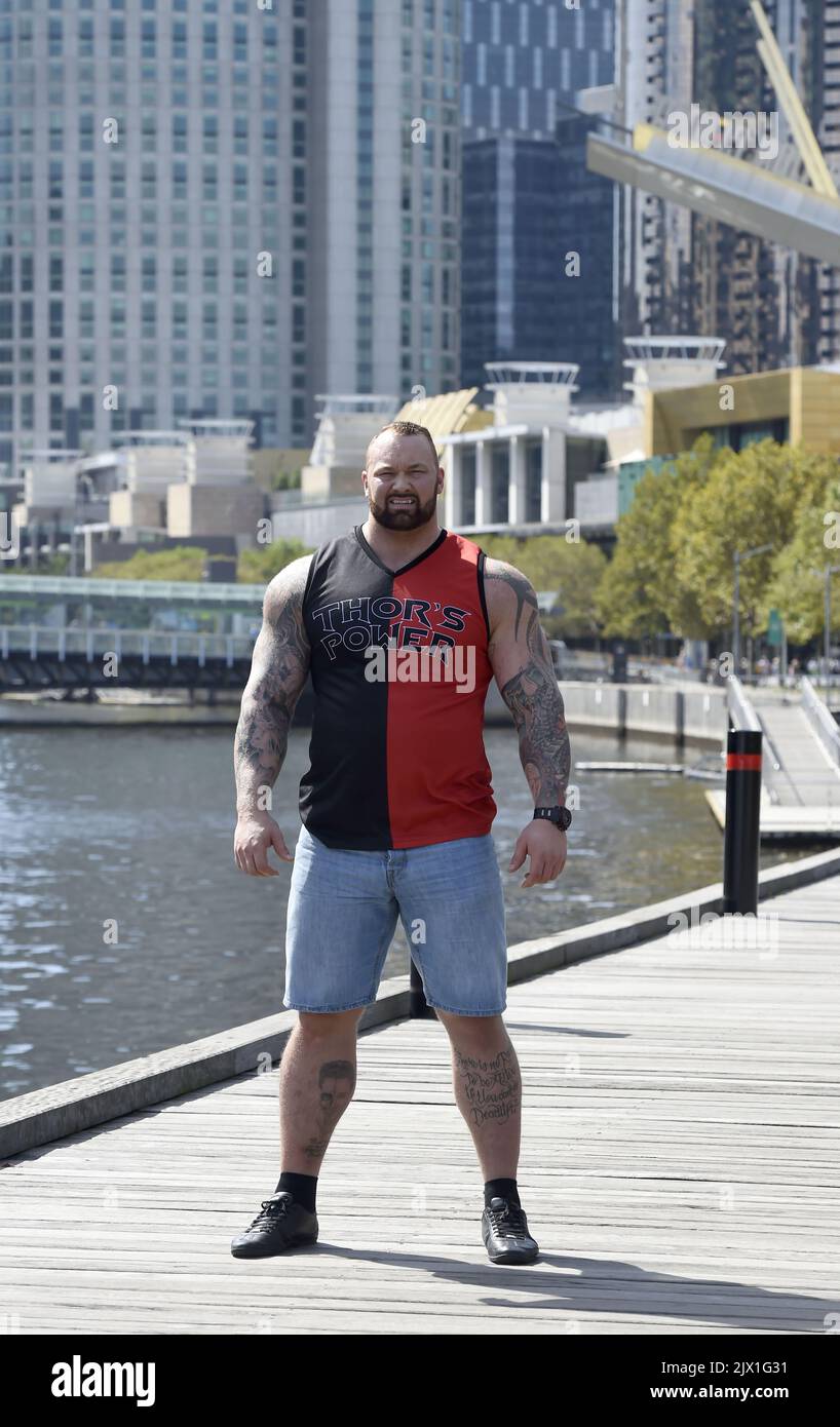 Thor Bjornsson, who plays "The Mountain" in the hit TV show 'Game of ...