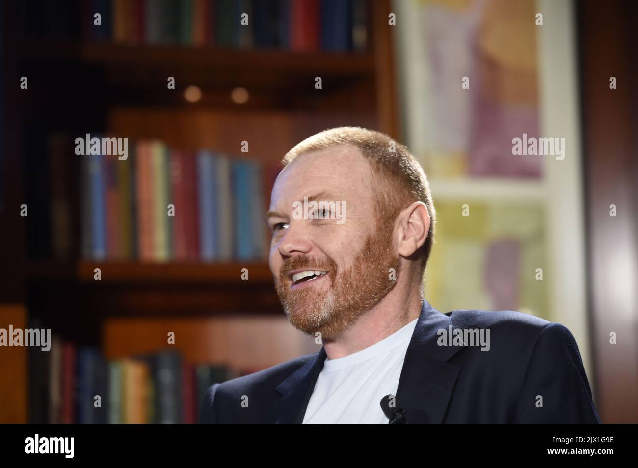 English actor John Cleese announcing Australian actor Stephen Hall will ...