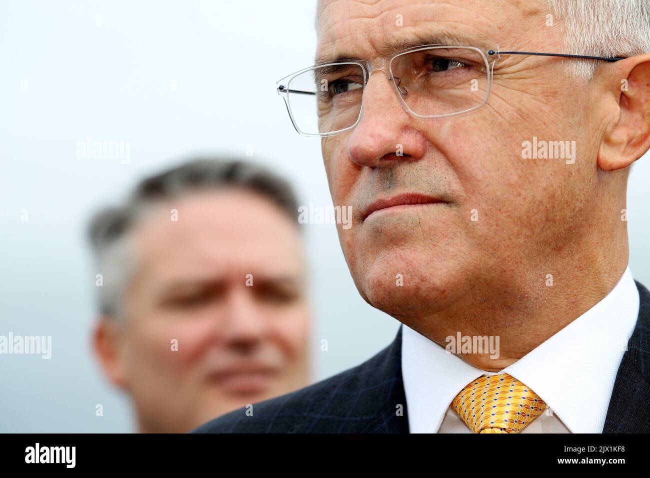Australian Prime Minister Malcolm Turnbull during a press conference at ...