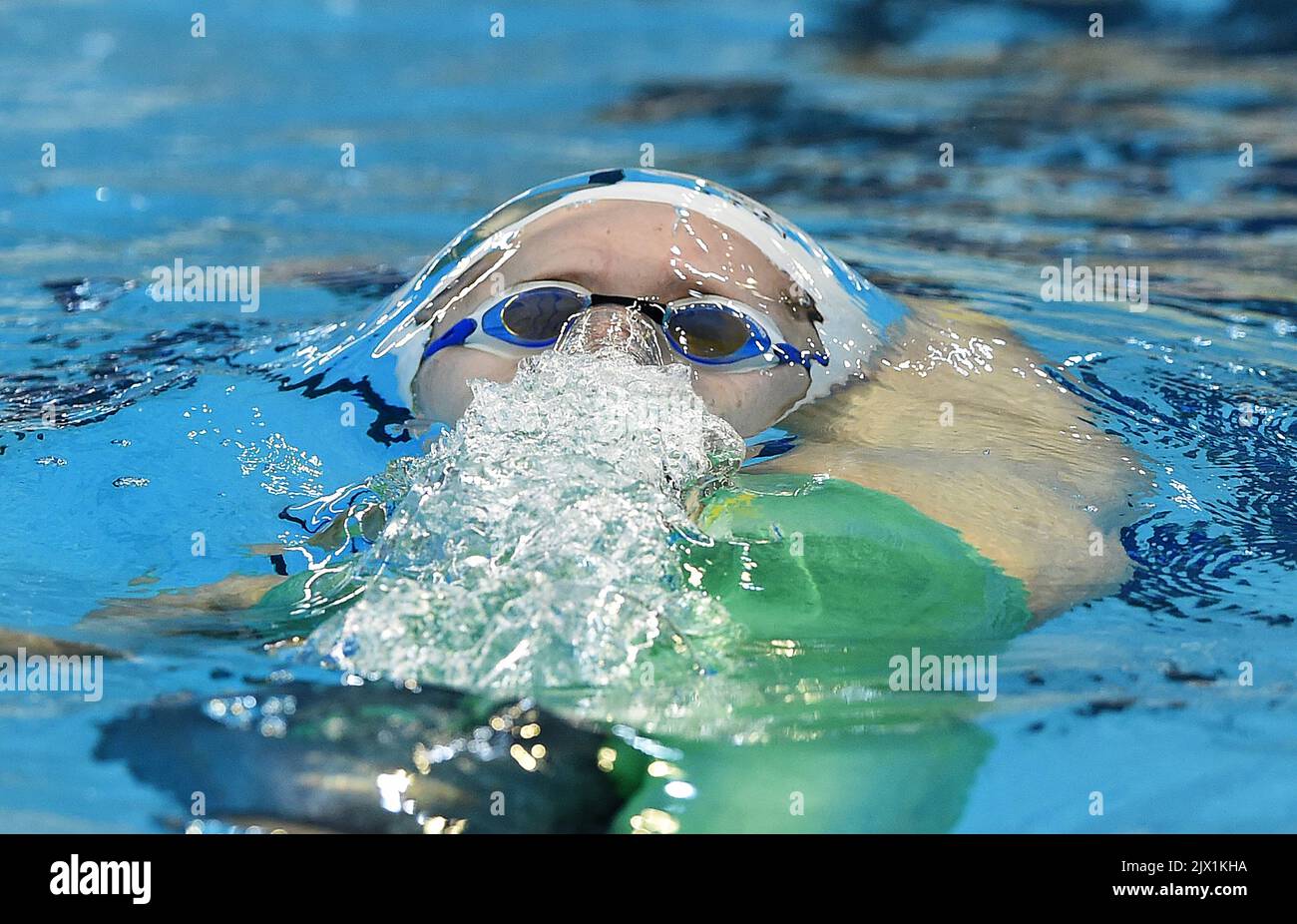 Belinda Hocking swims during the Women's 200m Backstroke Semi Final on ...