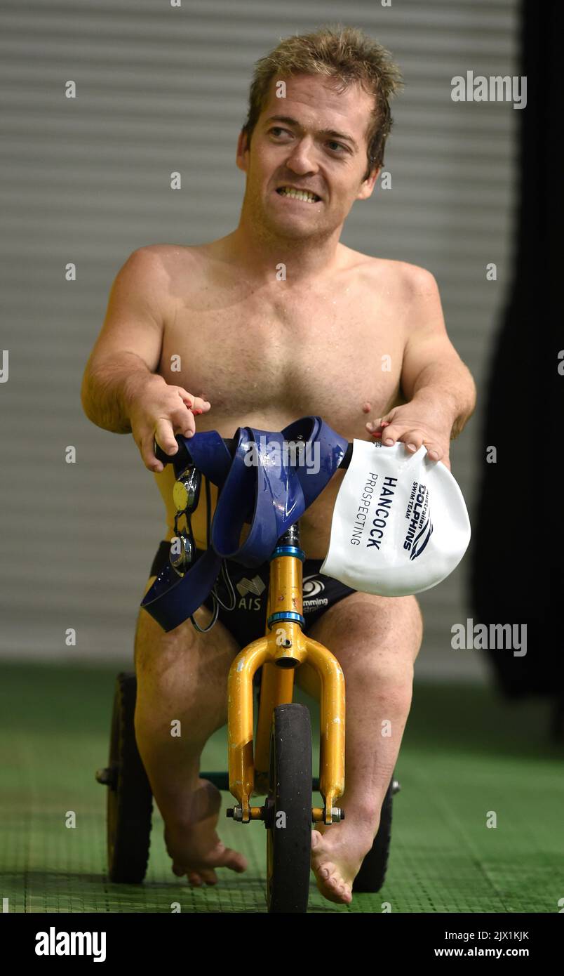 Grant 'Scooter' Patterson is seen following competition on day 8 of the ...