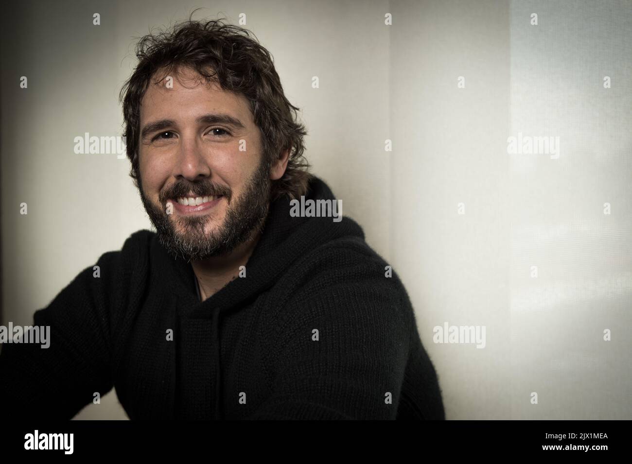 American actor, singer and producer Josh Groban poses for a photograph ...