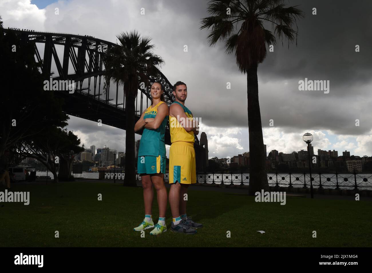 Australian Olympic women's and men's basketball players Stephanie ...