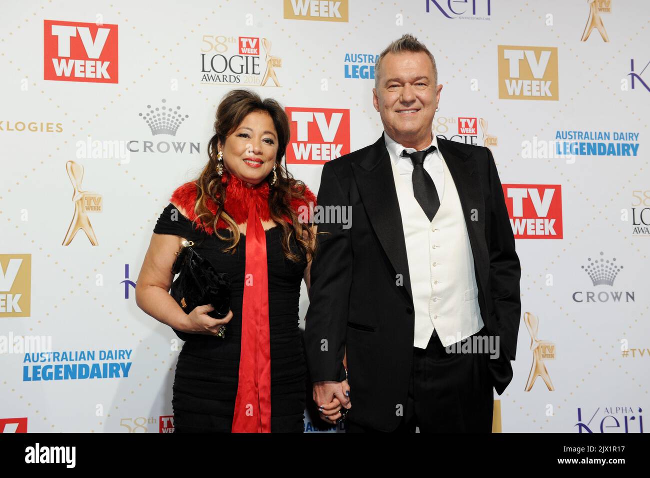 Australian musician Jimmy Barnes and his wife Jane Mahoney arrive at ...