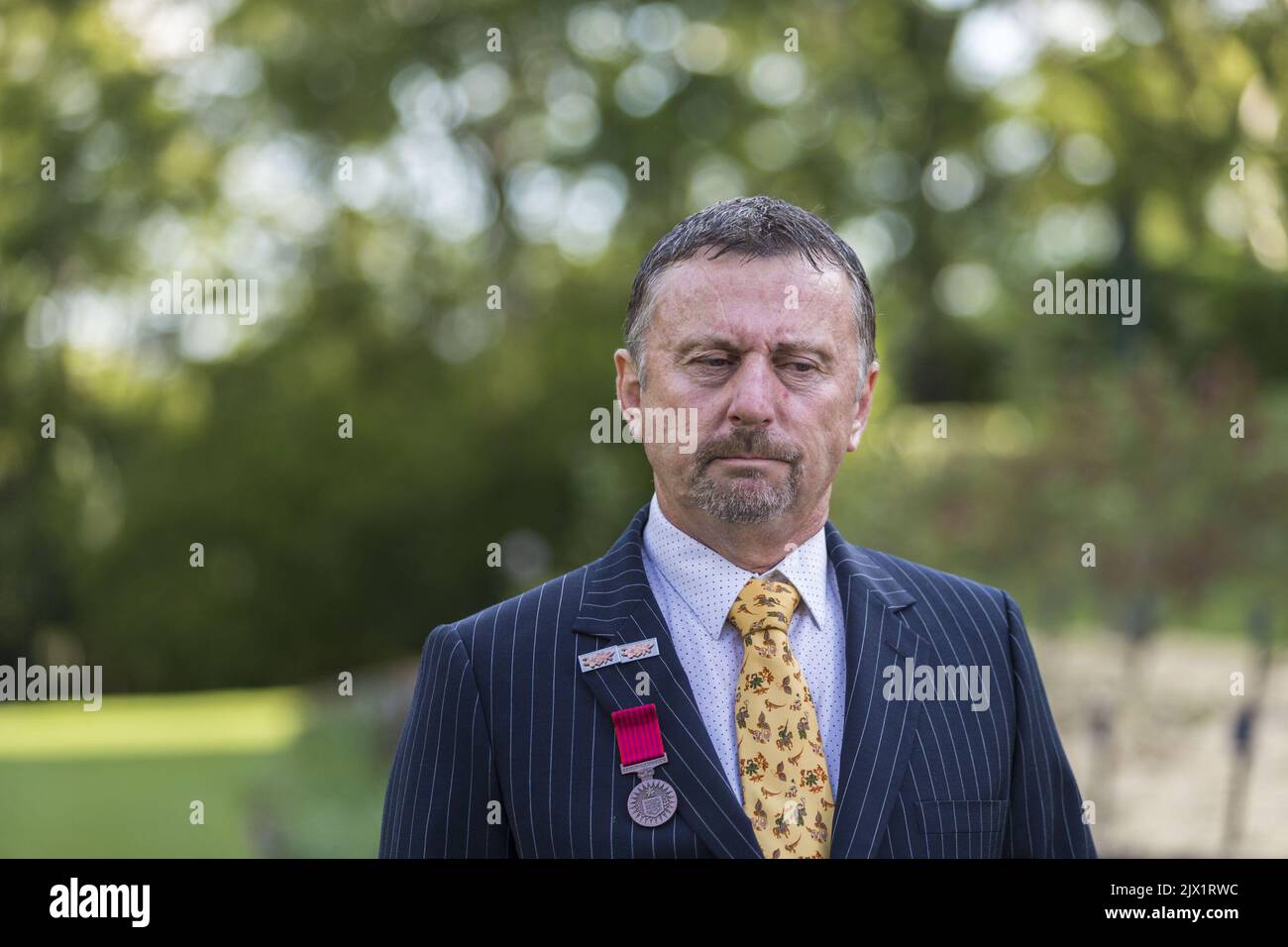 John Tyson presented with a posthumous bravery medal for his son Jordan ...