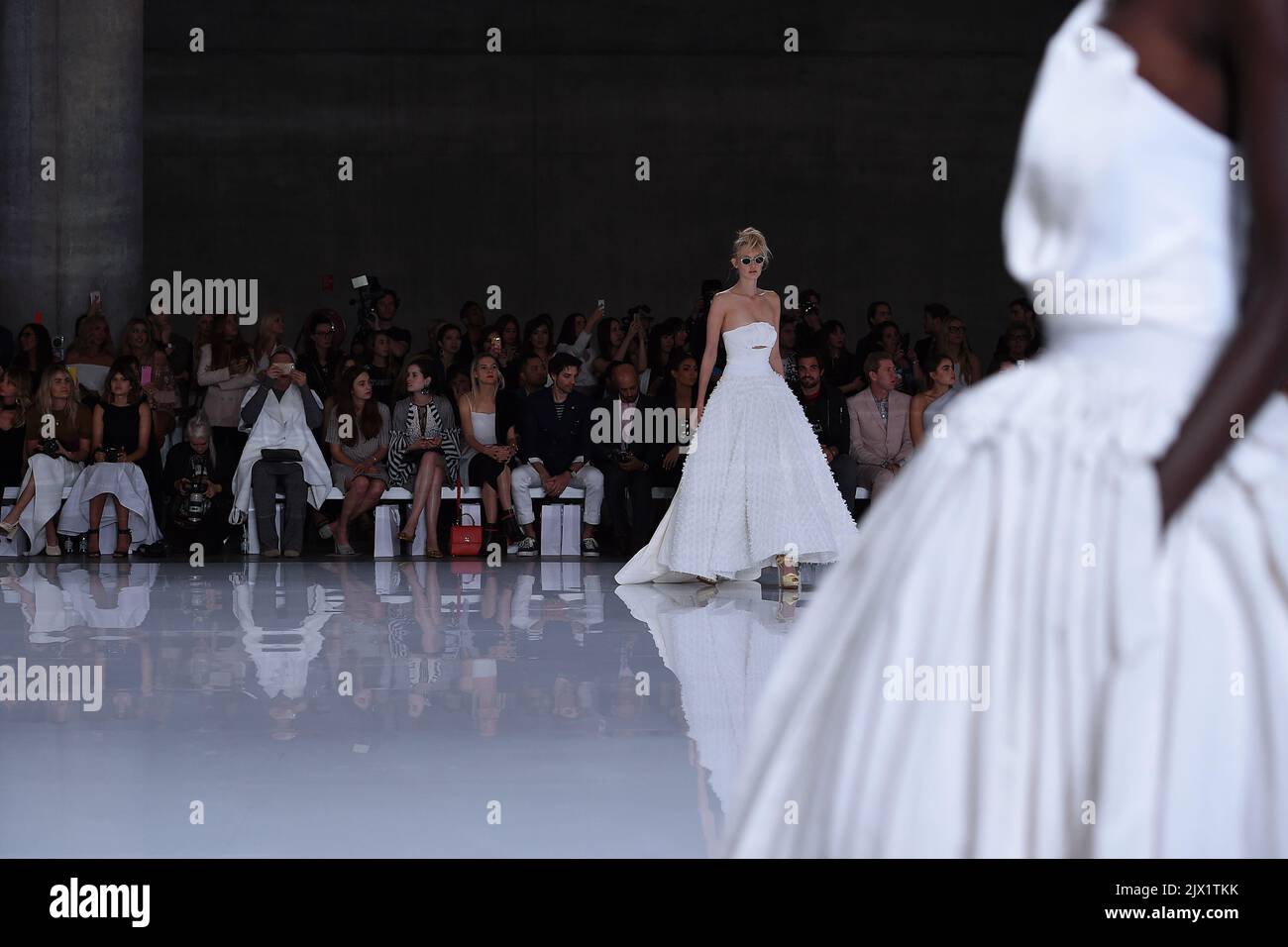 Models walk the runway during the Maticevski show, at The Cutaway ...