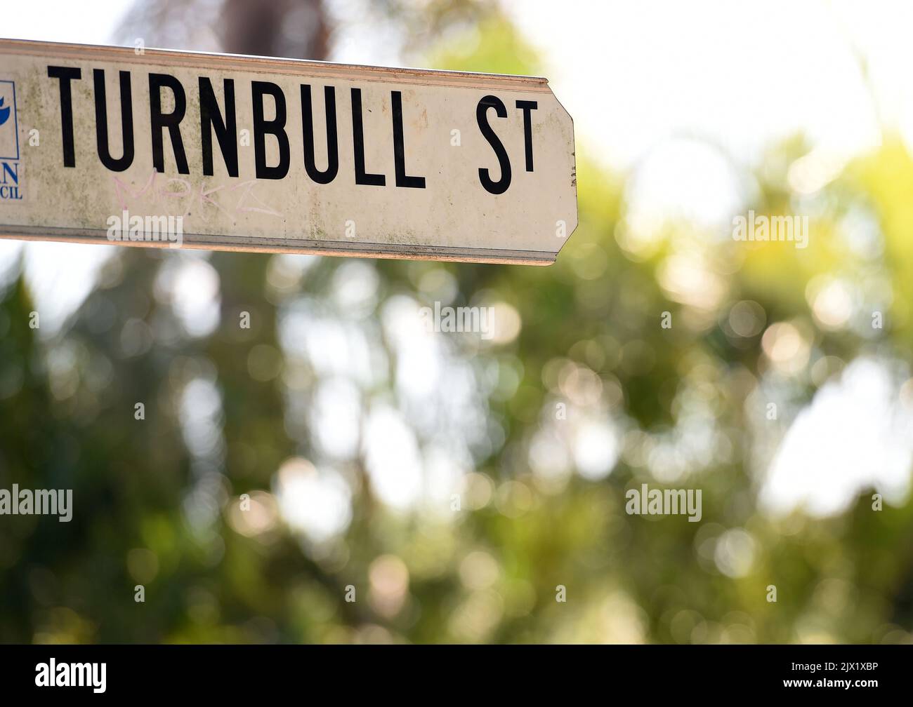Generic photograph of a Turnbull St, street sign in Brisbane, Wednesday ...