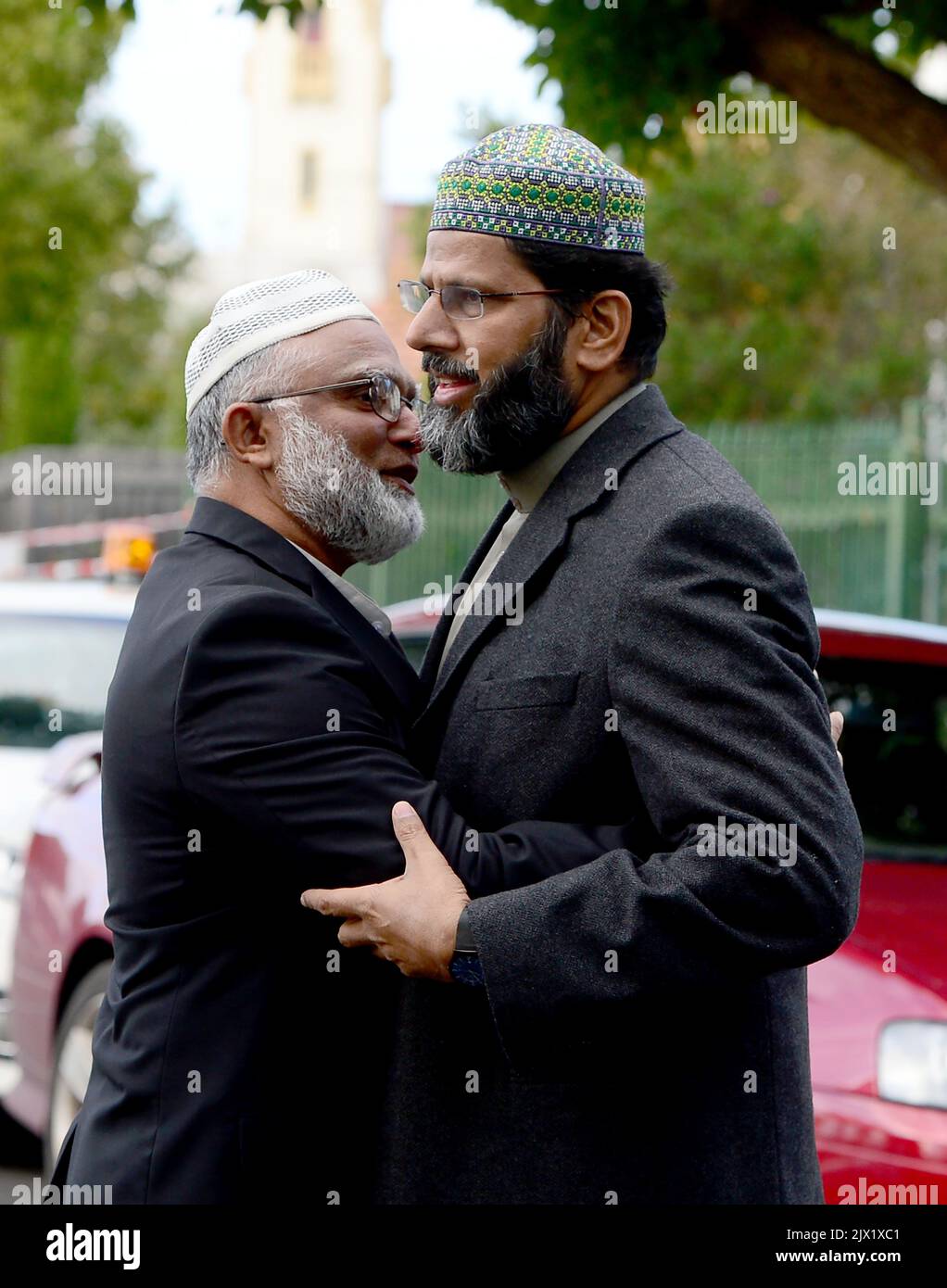 Sheikh Muhammad Salem of the board of imams Victoria with Imam Shykh ...