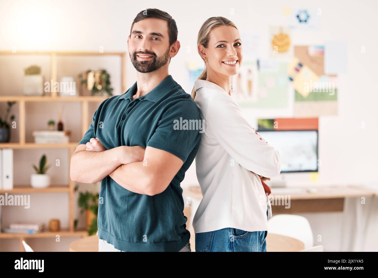 Teamwork, collaboration and mission with a team working together with a ...
