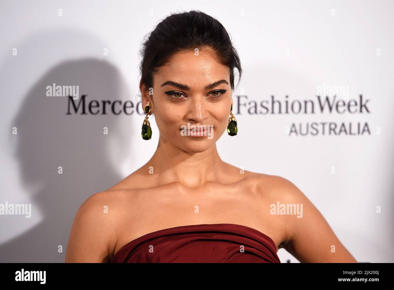 Australian model Shanina Shaik is seen on the red-carpet ahead of the ...
