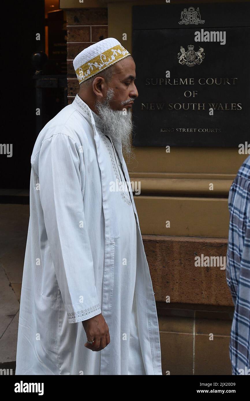 Shabbir Mohammedbhai Vaziri leaves the NSW Supreme Court in Sydney ...