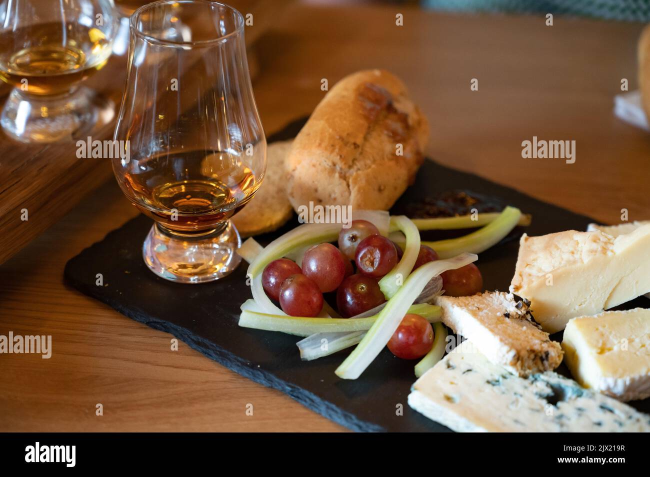 Pairing of scotch whiskies and farmers scottish cheeses cheddar ...