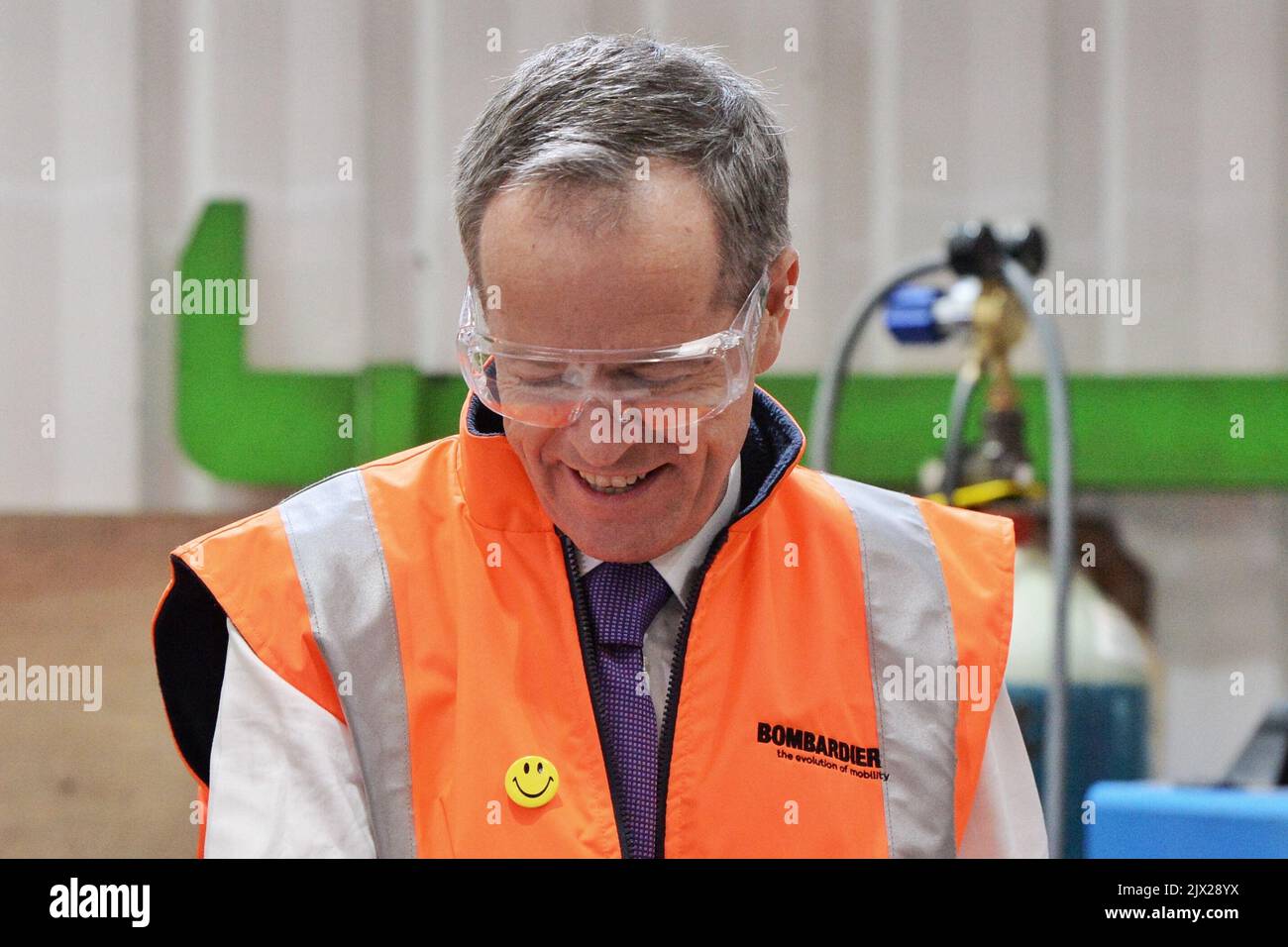 Leader of the Opposition Bill Shorten at the Bombardier tram ...