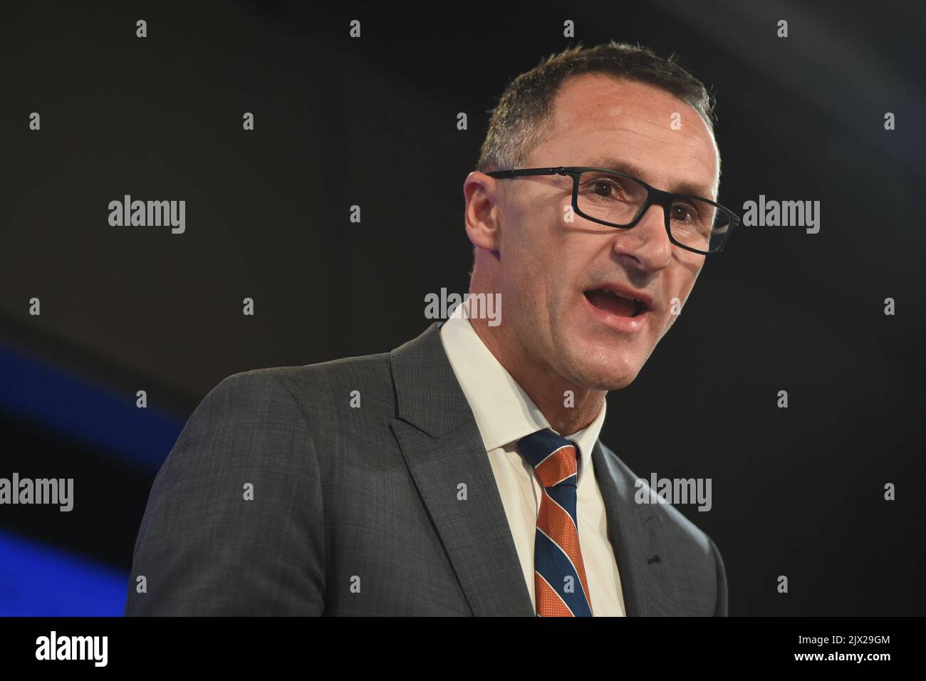 Leader of the Greens Senator Richard Di Natale speaking at the National ...