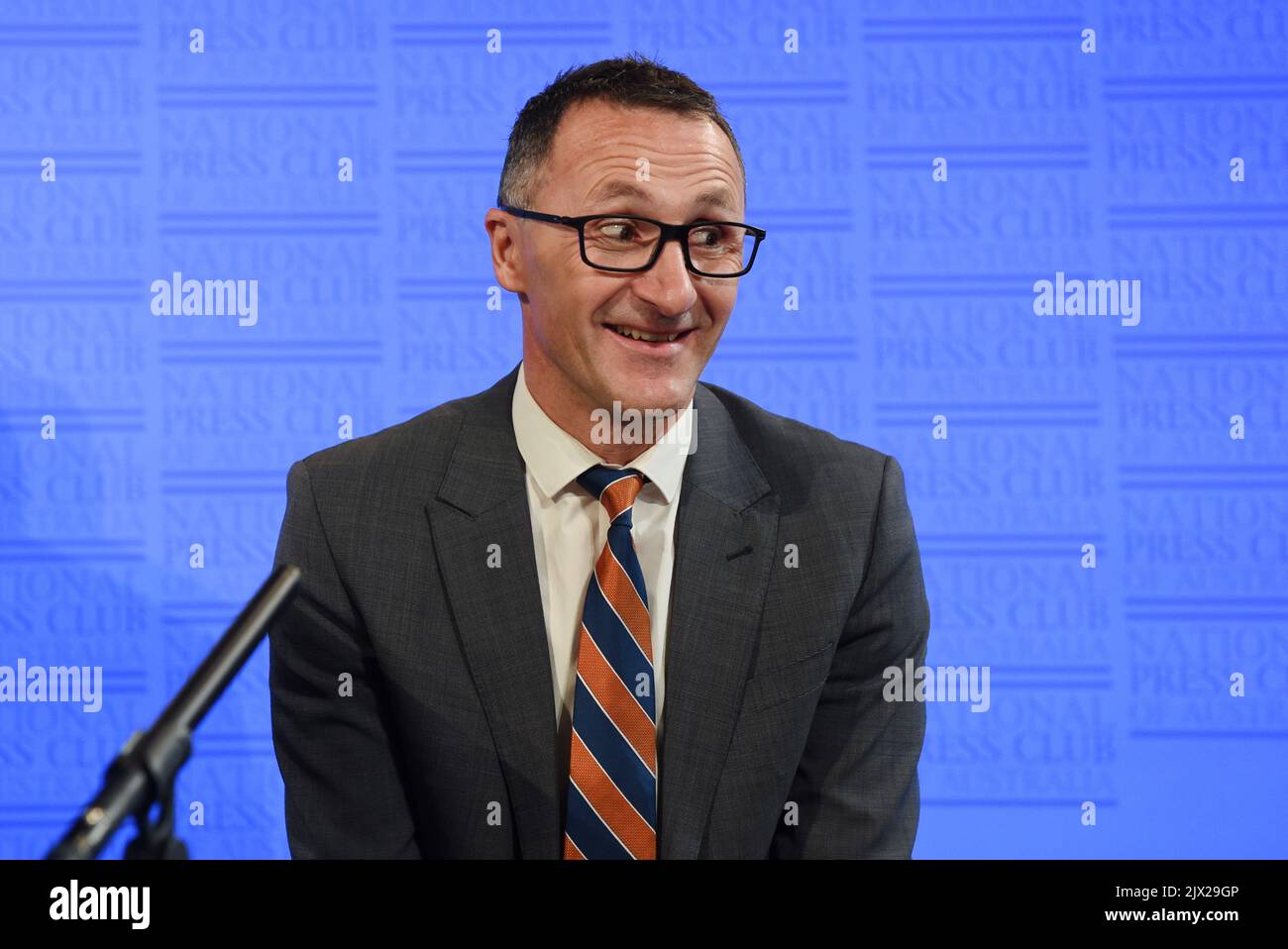Leader of the Greens Senator Richard Di Natale speaking at the National ...