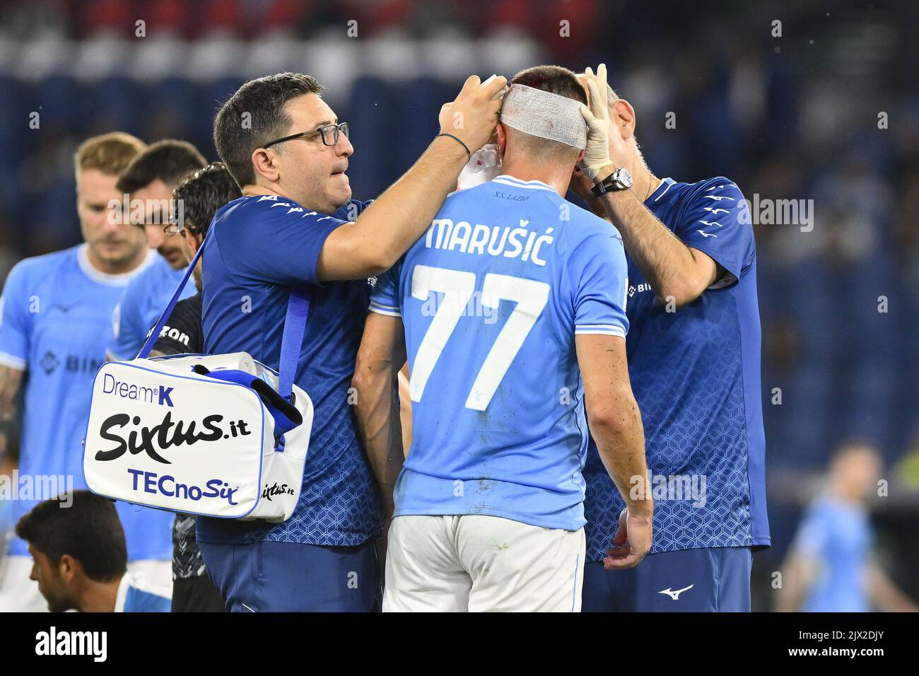 Adam Marušic of S.S. LAZIO during the 5th day of the Serie A ...