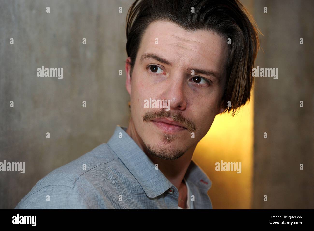 Australian actor Xavier Samuel poses for a photograph in Sydney ...