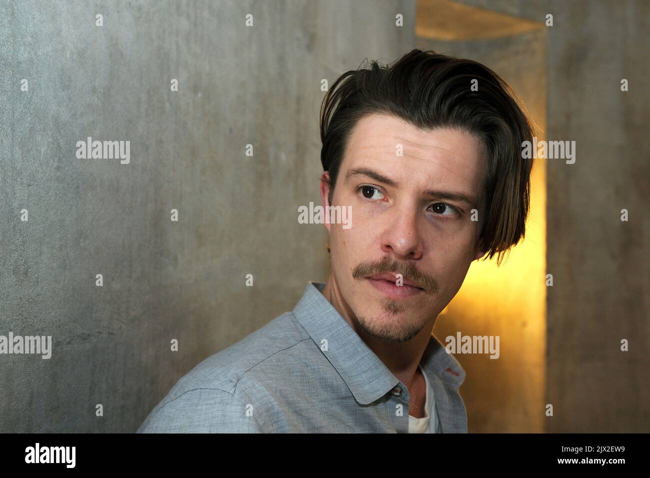 Australian actor Xavier Samuel poses for a photograph in Sydney ...