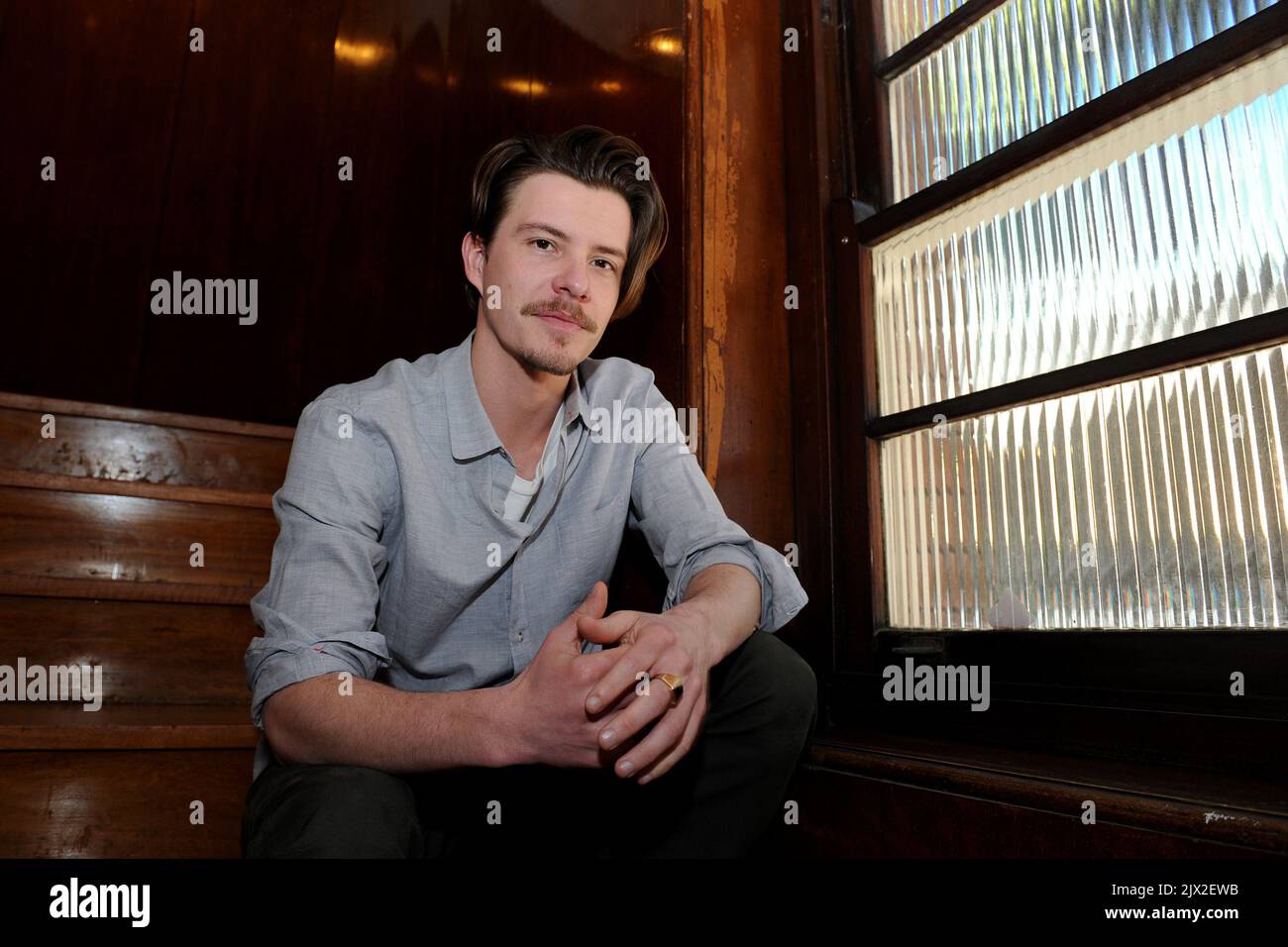 Australian actor Xavier Samuel poses for a photograph in Sydney ...
