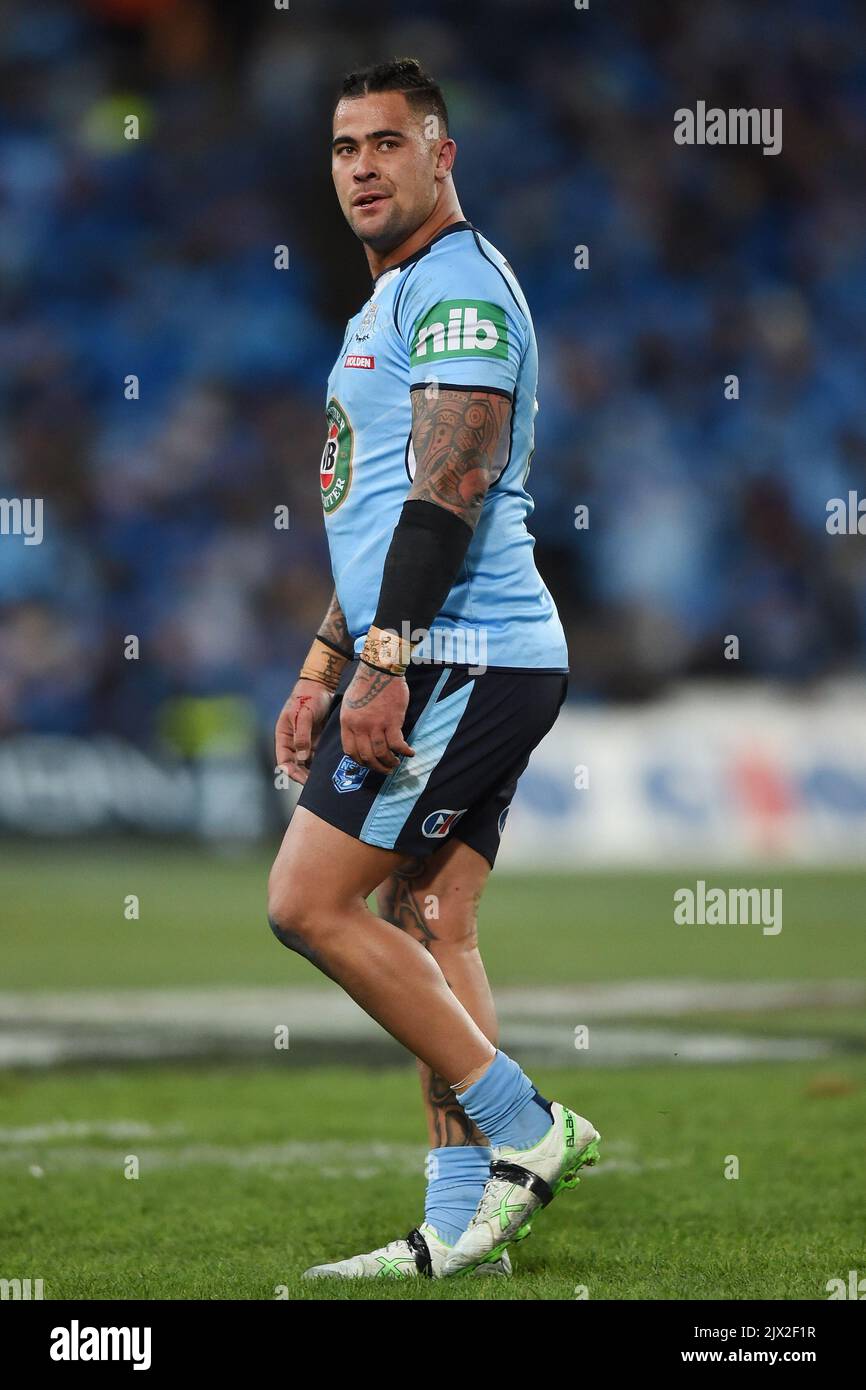Andrew Fifita of the Blues is sent to the sin bin during State of ...