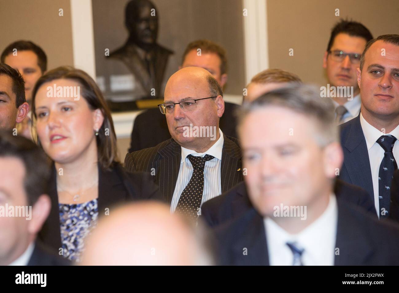 Arthur Sinodinos attends the Joint Party meeting of the coalition in ...
