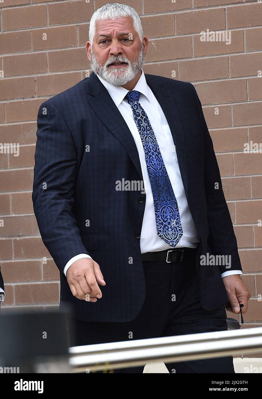 Melbourne gangland identity Mick Gatto leaves the Heidleberg ...