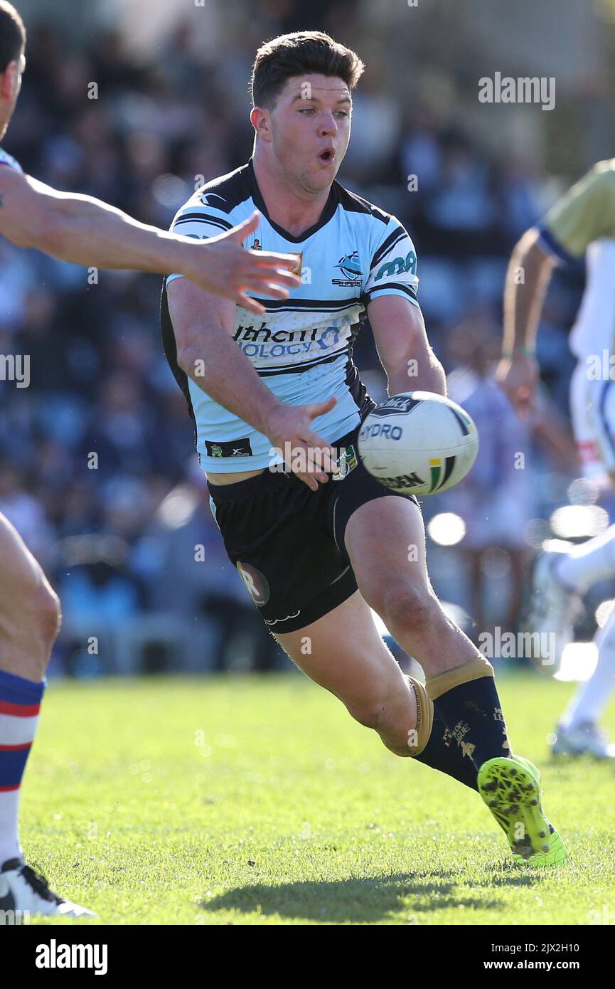 Chad Townsend of the Sharksin action during the round 20 NRL match ...