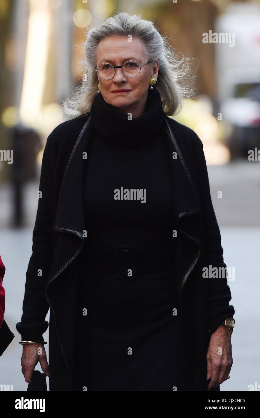 Jill Wran (centre), the mother of Harriet Wran, arrives at the Supreme ...