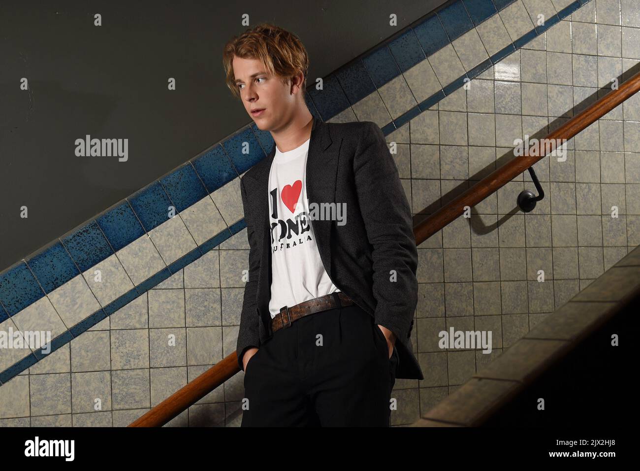 English singer Tom Odell poses for a photograph in Sydney on Wednesday ...