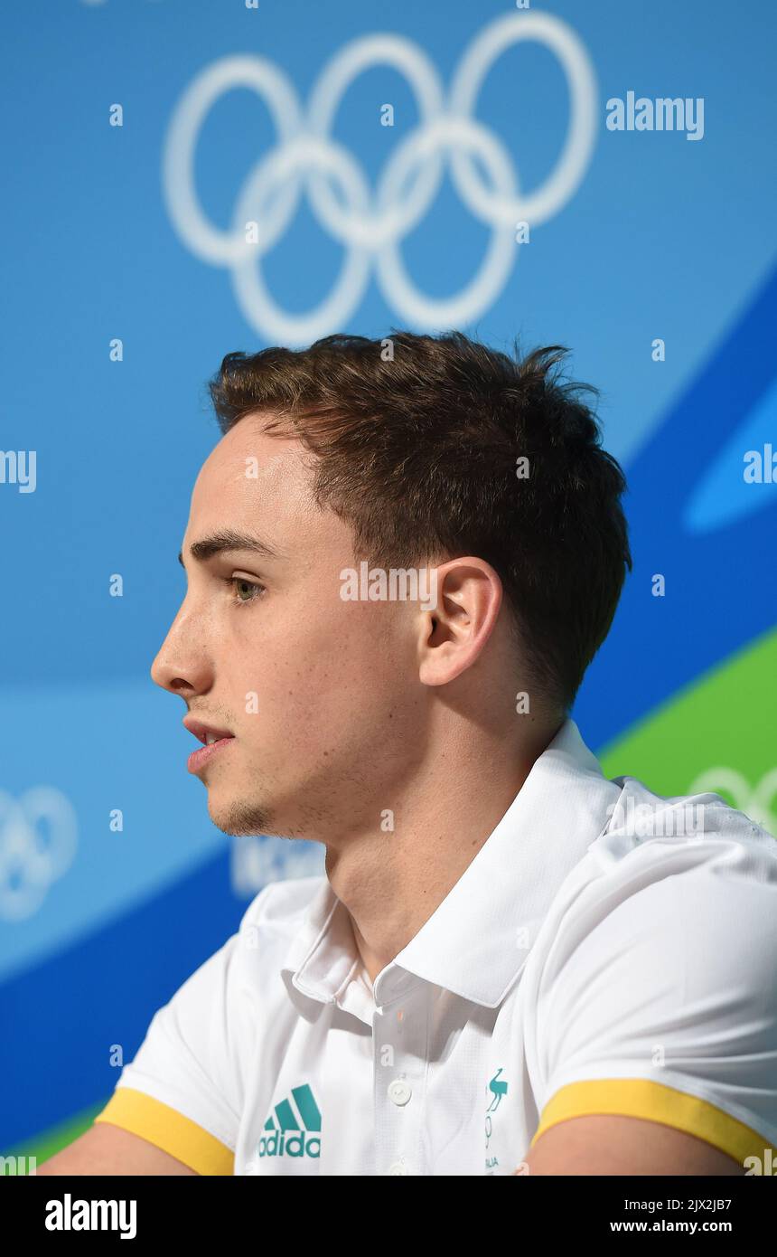 Australian diver Domonic Bedggood looks on during an Australian Olympic ...