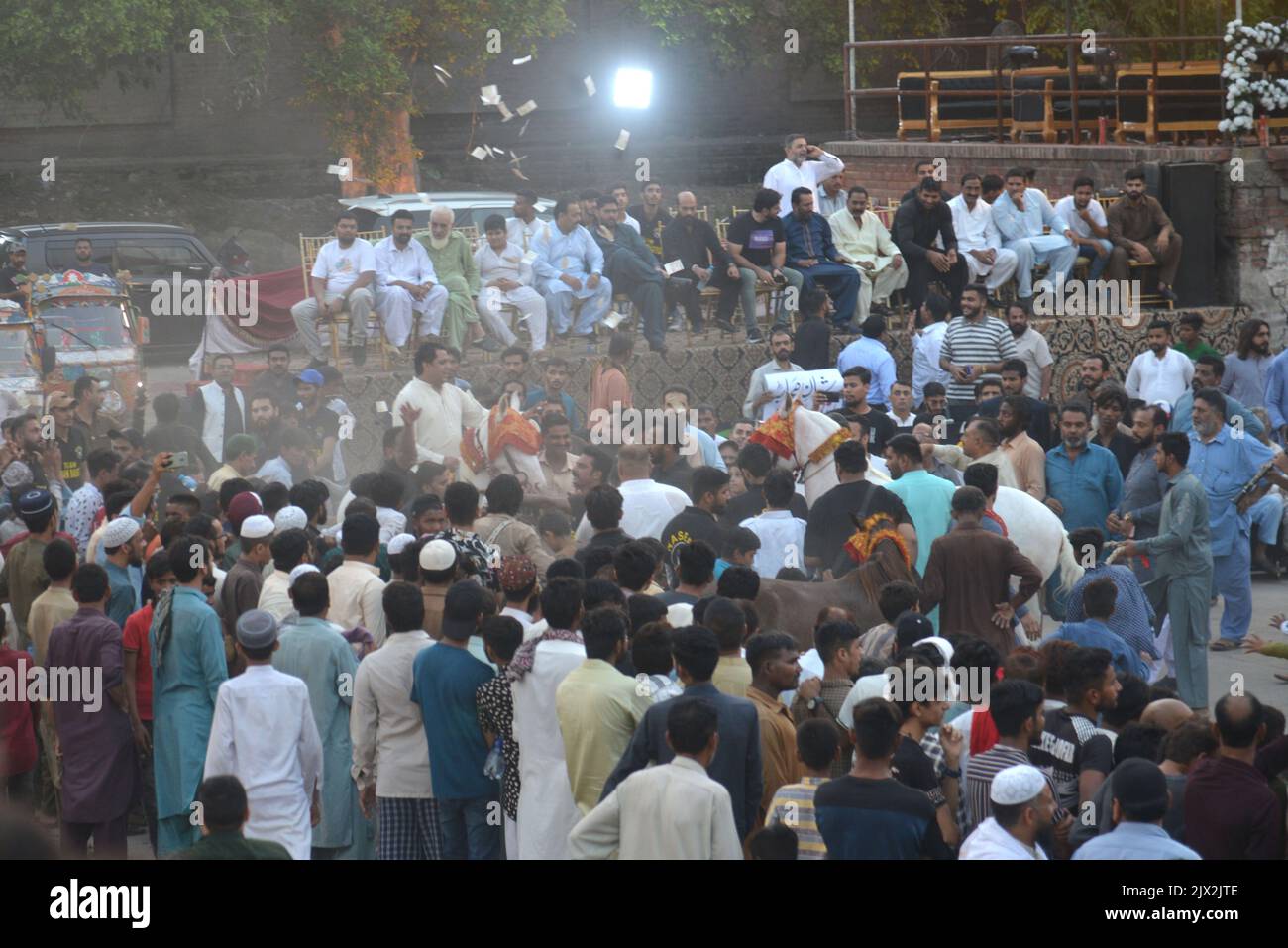 Lahore, Punjab, Pakistan. 4th Sep, 2022. Pakistani Kushti wrestlers ...