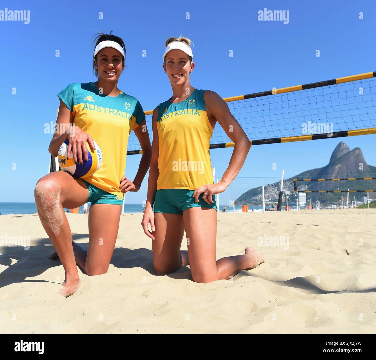 Australian Beach Volleyball pair Taliqua Clancy (left) and Louise ...