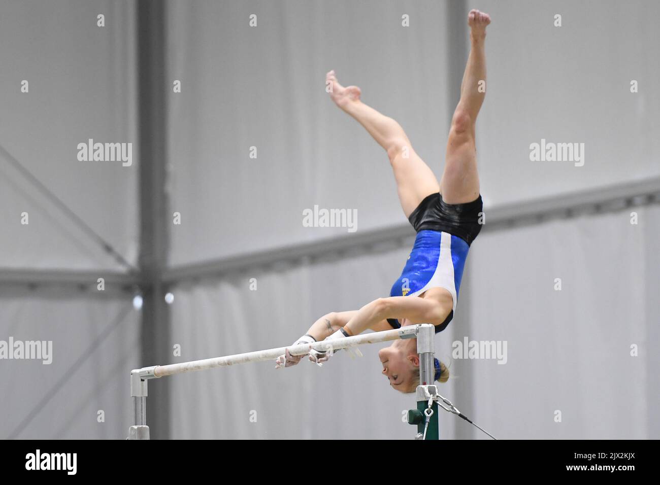 Australian Olympic Gymnast Larissa Miller trains at Athlete's Park ...
