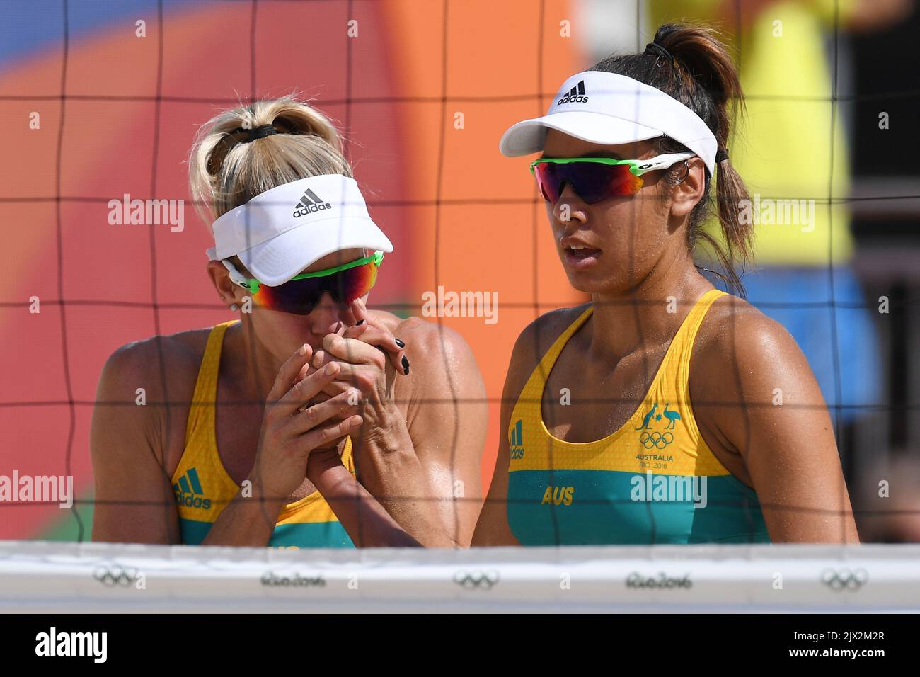 Australia's Taliqua Clancy (right) and Louise Bawden (left) celebrate ...