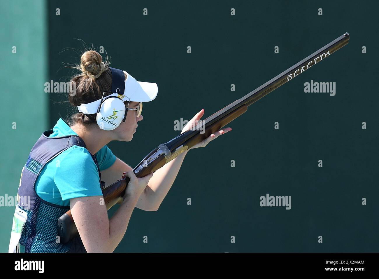 Australia's Laetisha Scanlan competing in the Women's Trap ...