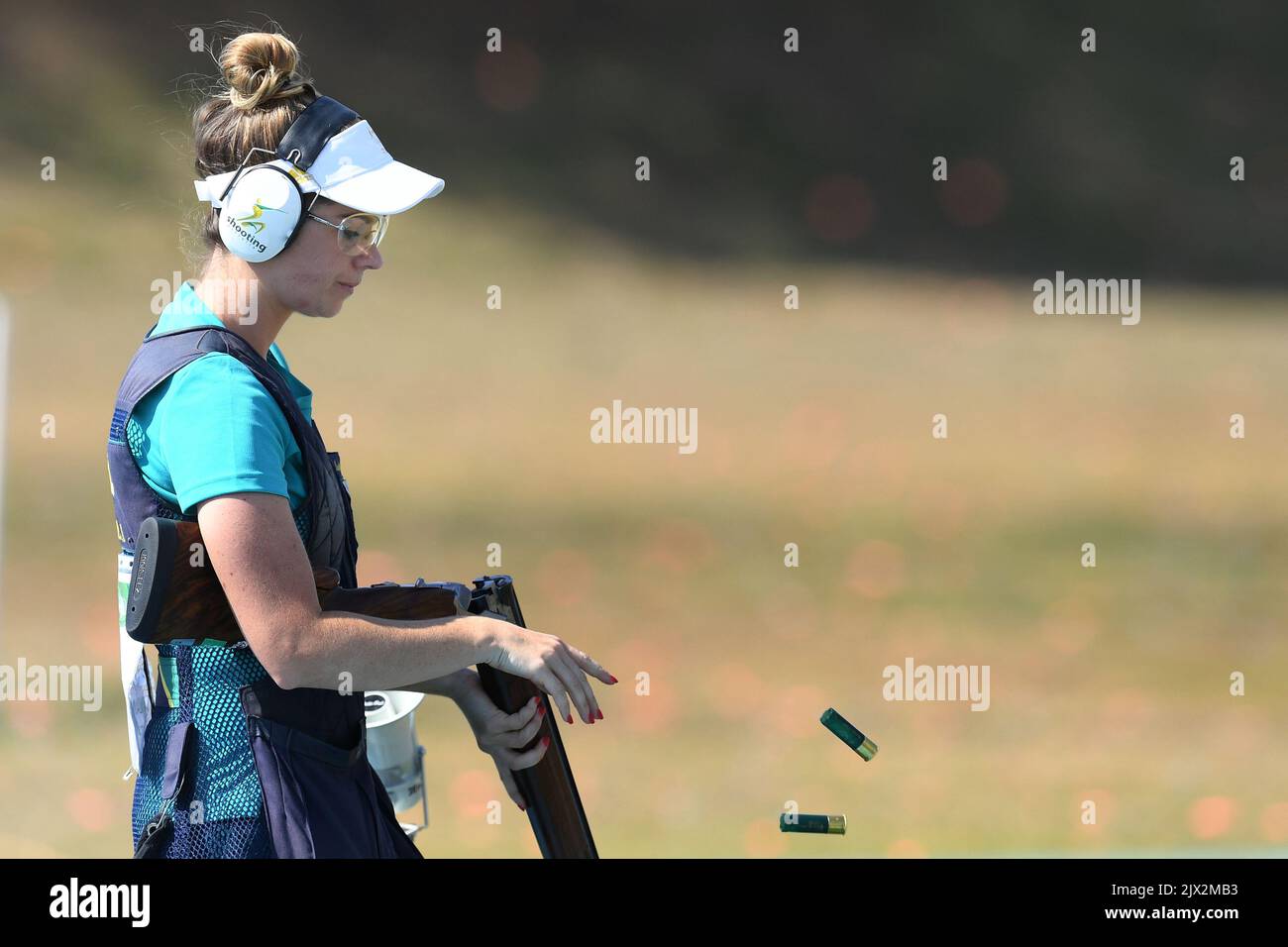 Australia's Laetisha Scanlan competing in the Women's Trap ...