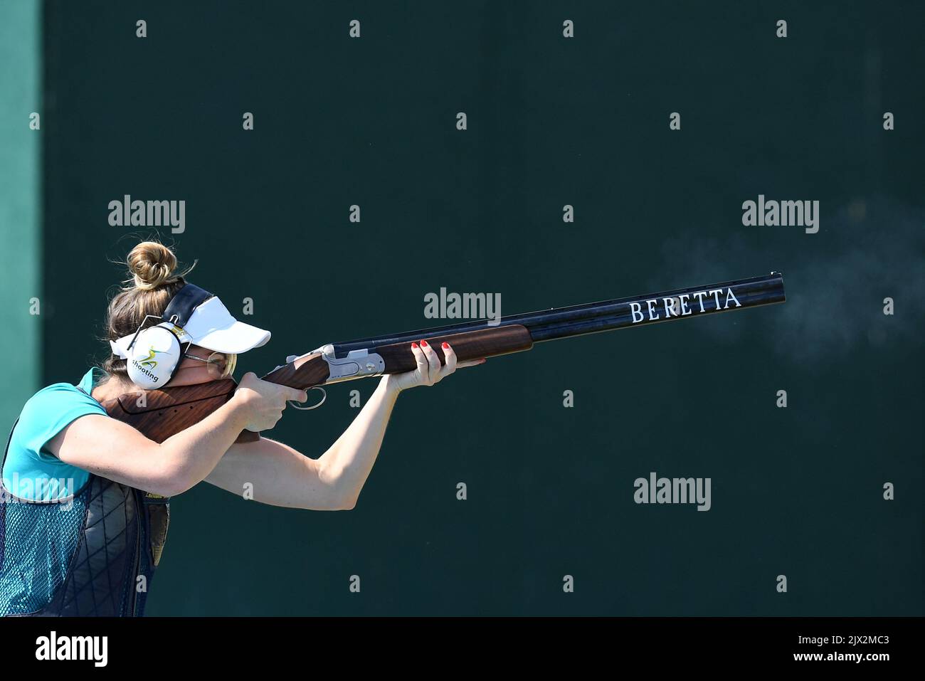 Australia's Laetisha Scanlan competing in the Women's Trap ...