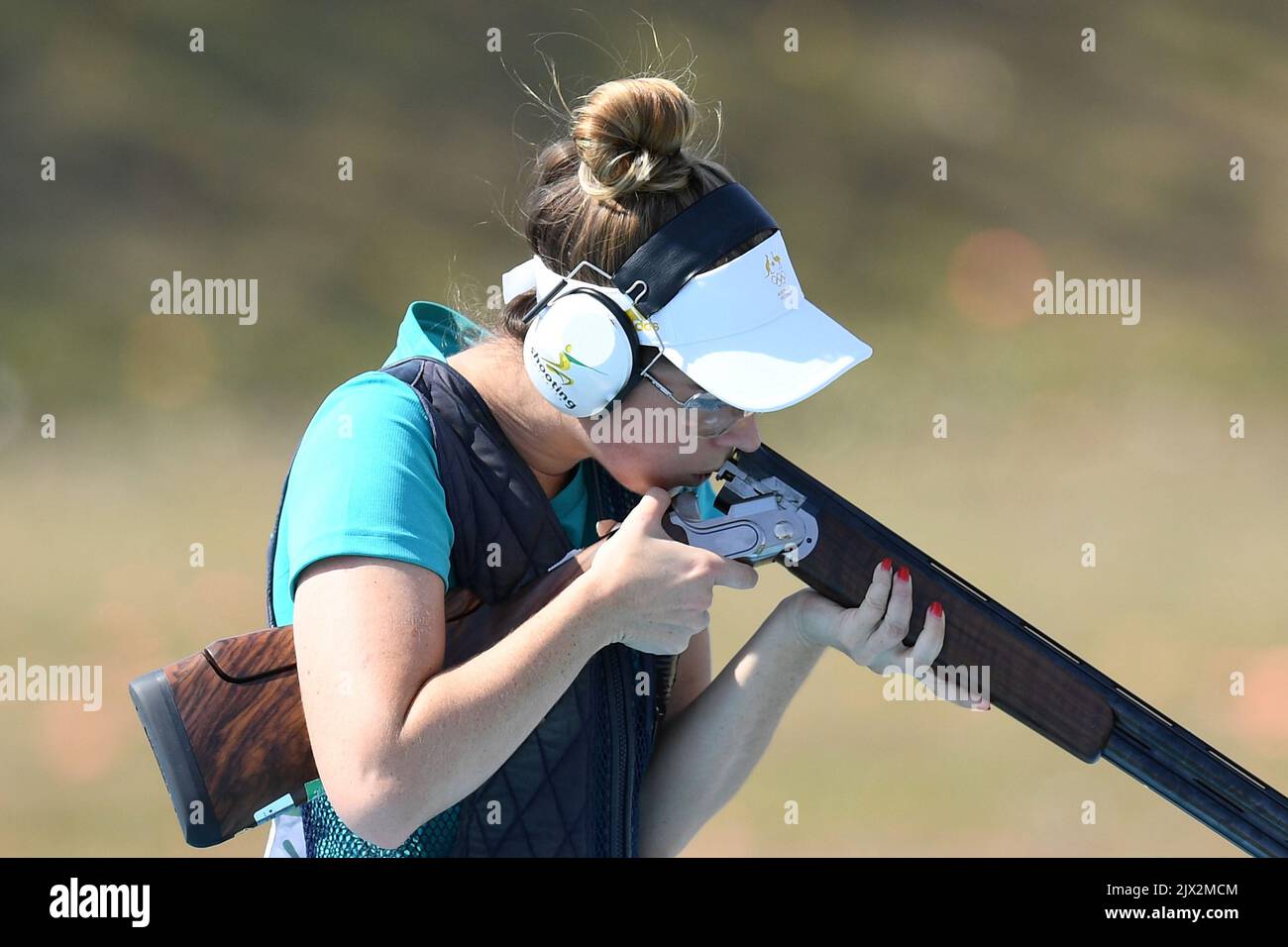 Australia's Laetisha Scanlan competing in the Women's Trap ...