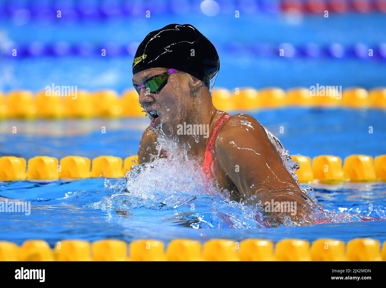 Russian swimmer Yulia Efimova swims in the Women's 100m Breaststroke ...