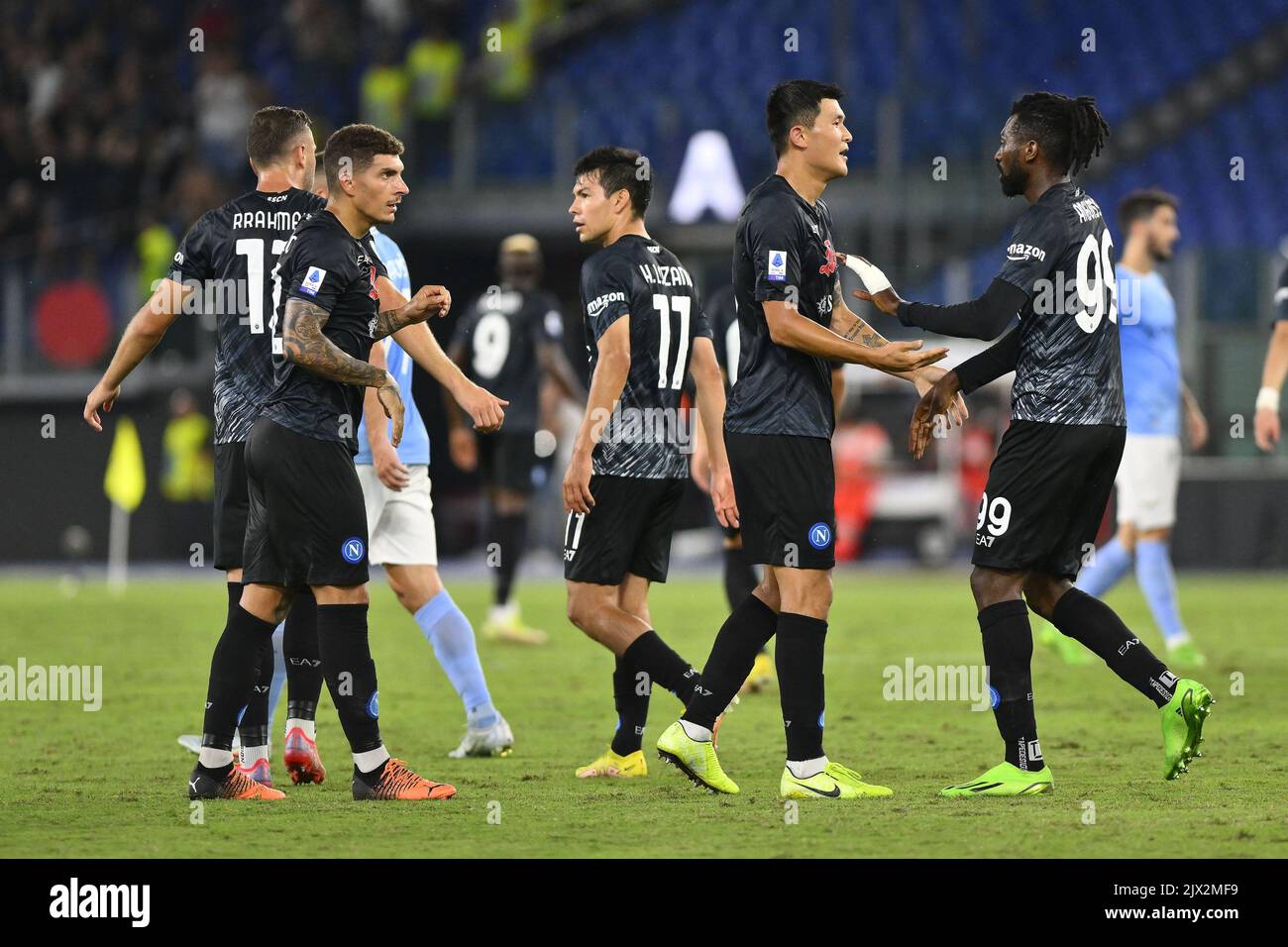 Min-Jae Kim of S.S.C. Napoli during the 5th day of the Serie A ...